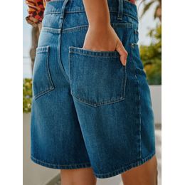 next Shorts Damen Gr&ouml;&szlig;e 39/40 blue denim