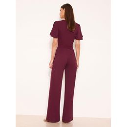 Lipsy Jumpsuit Damen Gr&ouml;&szlig;e L weinrot