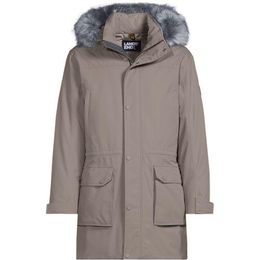 LANDS' END EXPEDITIONS Daunenparka, Herren,  Beige, Polyester, by Lands' End