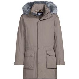 LANDS' END EXPEDITIONS Daunenparka, Herren,  Beige, Polyester, by Lands' End