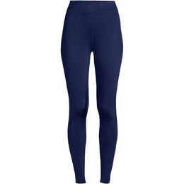 LANDS' END Lange Unterhose THERMASKIN, Damen,  Blau, Polyester-Mischung, by Lands' End