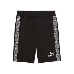 Puma Sportshorts 'TeamKING' Herren Gr&ouml;&szlig;e M schwarz / wei&szlig;