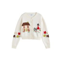 next Knit Cardigan 'Rich House Scene' female Beige size L