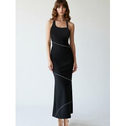 Trendyol Kleid Damen Gr&ouml;&szlig;e 38 schwarz Winterkleid