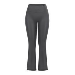 Smilodox Loreen Schlaghose Leggings Flared Seamless Damen Gr&ouml;&szlig;e L anthrazit