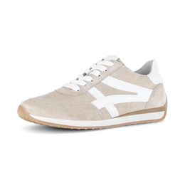 Gabor Sneaker Damen Gr&ouml;&szlig;e 39 beige / wei&szlig;