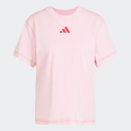 adidas Sportswear T-Shirt Damen Gr&ouml;&szlig;e M rosa / neonpink