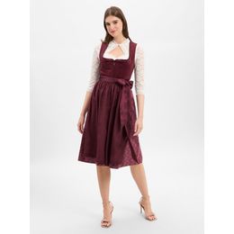 Kr&uuml;ger Dirndl Kr&uuml;ger Madl Dirndl Damen Gr&ouml;&szlig;e 36 pink / bordeaux / wei&szlig;