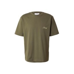 LINDBERGH T-Shirt Herren Gr&ouml;&szlig;e L oliv / hellgr&uuml;n
