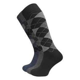 Cotton Prime Knee High Socks male Blue, Grey, Black size 39-42
