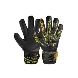 Reusch Torwarthandschuh 'Attrakt Infinity' Jungen Gr&ouml;&szlig;e M/L neongelb / gold / schwarz