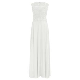 Apart Abendkleid Damen Gr&ouml;&szlig;e 42 creme Winterkleid
