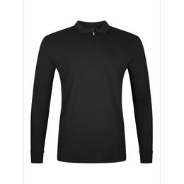 SikSilk Poloshirt Herren Gr&ouml;&szlig;e XL schwarz
