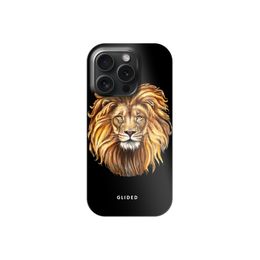 Glided Smartphoneh&uuml;lle 'Lion Majesty Glided Handyh&uuml;lle' Damen Gr&ouml;&szlig;e iPhone 16 Pro schwarz