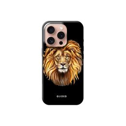 Glided Smartphoneh&uuml;lle 'Lion Majesty Glided Handyh&uuml;lle' Damen Gr&ouml;&szlig;e iPhone 16 Pro schwarz