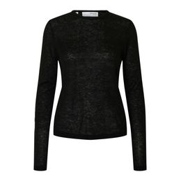 Selected Pullover 'SLFSHIRLEY' Damen Gr&ouml;&szlig;e S schwarz
