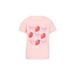 MIMO T-Shirt Damen Gr&ouml;&szlig;e XL gr&uuml;n / pink / melone