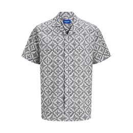 Jack & Jones Jack & Jones Button Up Shirt 'JORSeersucker' male White size XXL