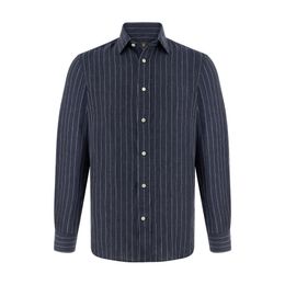 Boggi Milano Hemd Herren Gr&ouml;&szlig;e XXXL navy / wei&szlig;