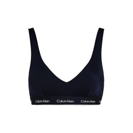 Calvin Klein Swimwear Bikinitop 'Meta Legacy' Damen Gr&ouml;&szlig;e 95 navy / wei&szlig;