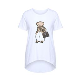 Angel of Style T-Shirt Damen Gr&ouml;&szlig;e 4XL braun / wei&szlig;