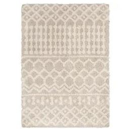 Hochflor-Teppich LIVABLISS "DUBAI", beige, B:160cm H:52mm L:220cm, Kunstfaser, Polypropylen, Teppiche, Boho Shaggy Teppich, Weich, Flauschig, Kuschelig, Schlafzimmer