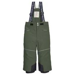 Skihose "FISW 48 MNS SKI PNTS", M&auml;dchen, Gr. 98/104, Normalgr&ouml;&szlig;en, gr&uuml;n, Obermaterial: 100% Polyester;Futter: 100% Polyester;F&uuml;llung: 100% Polyester, FIRST INSTINCT BY Killtec, Hosen Skihose, Wasser- und winddichte Schneehose mit Grow-Up-Funktion