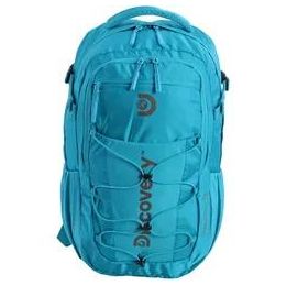 Sportrucksack DISCOVERY "Outdoor", Gr. B/H/T: 31cm, blau, Nylon, unifarben, Rucks&auml;cke, aus Nylon-Material