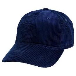 Baseball Cap Mustang "Rowan", Herren, navy, Cord, Baumwolle, unifarben, Caps, gerundeter Schirm, gesticktes Mustang-Seitenlogo, Gr&ouml;&szlig;enverstellbar