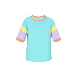 Nootki T-Shirt 'Fashion Look' Damen Gr&ouml;&szlig;e L aqua / gelb / lavendel / dunkelorange