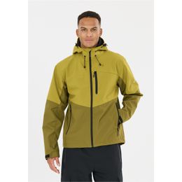 Softshelljacke WHISTLER "Rodney V2", Herren, Gr. 4XL, limette, 100% Polyester, mehrfarbig, unifarben, normal, ohne Ausschnitt, Jacken Softshelljacke, in atmungsaktiver Qualit&auml;t