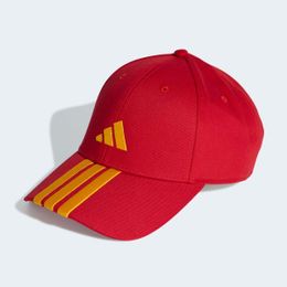 Baseball Cap adidas Performance "3-STREIFEN NEW LOGO", Damen, team power rot 2, crew gelb, Baumwolle, Caps