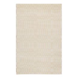 Teppich Esprit "Linn", creme beige, B:160cm H:12mm L:225cm, Polyester, Teppiche, Teppich, Kurzflorteppich, gewebt, geometrisch, modern, skandi, Wohnzimmer