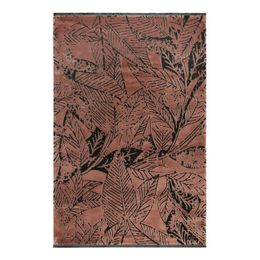 Teppich Esprit "Inga", cognac braun, B:160cm H:10mm L:225cm, Polyester, Teppiche, Teppich, Kurzflorteppich, gewebt, floral, modern, Wohnzimmer, natur