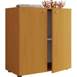 Kommode Vcm "Holz Kommode Sideboard Anrichte Vandol 1 Dreht&uuml;ren", braun (buche), B:70cm T:36cm, Sideboards, Kommode