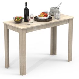 Esstisch Vcm "Holz Esstisch K&uuml;chentisch Esal 110 x 50 cm", braun (sonoma, eiche), B:110cm T:50cm, Tische, Esstisch