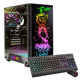 GAMEMAX Gaming-PC "Rockstar 7478 AMD Ryzen 7 5700X RTX 5060Ti 32GB DDR4 1TB SSD", schwarz, Microsoft Windows 11 Home (64 Bit), 32 GB RAM 1.000 GB SSD, Desktop-PCs, Windows 11