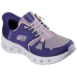 Slip-On Sneaker Skechers "GLIDE-STEP PRO", Damen, Gr. 35, bunt (lila, rosa), Textil, Schuhe, Slipper, Freizeitschuh mit komfortabler Heel Pillow Funktion