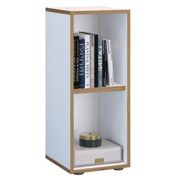 B&uuml;cherregal Vcm "Holz B&uuml;ro Regal B&uuml;cher Ordner Aktenregal Salia 2f", wei&szlig;, B:30cm T:33cm, Regale, B&uuml;cherregal