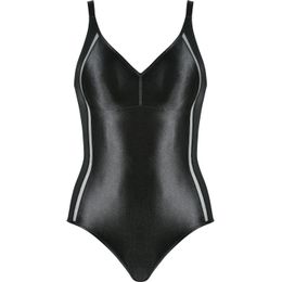 Shaping-Body Naturana "Curve Hugger", Damen, Gr. 75, Cup E, schwarz, Obermaterial: 91% Polyamid, 9% Elasthan. Miedereinsatz: 80% Polyamid, 20% Elasthan, Bodys