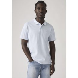 Levi's Poloshirt LEVI'S, Herren, Gr. XL, garment dye niagara mist, Piqu&eacute;, Obermaterial: 100% Baumwolle, regular fit h&uuml;ftbedeckend, Rundhals, Shirts, mit Logo-Stickerei