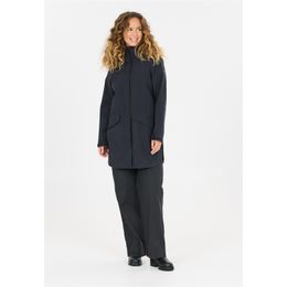 Outdoorjacke WHISTLER "Marico", Damen, Gr. 42, blau, 100% Polyester, unifarben, normal, hoch geschlossener Ausschnitt, Jacken Outdoorjacke, aus atmungsaktivem Material