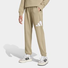 Sporthose adidas Sportswear "ESSENTIALS KIDS", M&auml;dchen, Gr. 140, N-Gr, wonder cargo, wei&szlig;, Obermaterial: 55% Baumwolle, 36% Polyester, 9% Viskose, Hosen Sporthose