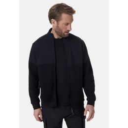 Herren Sweatjacke "SPENCER Sweatjacke"navy, schwarz colorot block, Gr. XXXL, HERO by John Medoox, Sweatware, 100% Polyester, Sweatjacken, HERO by