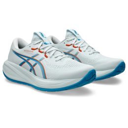 Laufschuh asics "GEL-CUMULUS 28", Damen, Gr. 44,5, arctic blau, aegean blau, Synthetik, Schuhe Laufschuh, mit PureGEL D&auml;mpfung, mit FF BLAST MAX Mittelsohlen-Foam