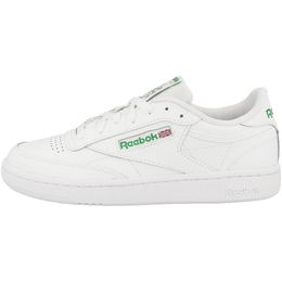 Sneaker Reebok "Reebok Club C 85 Sneaker low Damen Schuhe", Herren, Gr. 36, wei&szlig;, Leder, Schuhe Sneaker, Perforationen