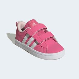 Kinder Klettschuh "VS PACE 2.0 KIDS", adidas Sportswear, Gr. 33pink fusion, cloud wei&szlig;, clear pink, Synthetik, Textil, Schuhe, f&uuml;r Kinder