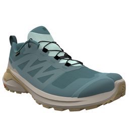 Laufschuh Salomon "X-ADVENTURE GORE-TEX", Damen, Gr. 38,5, blau (north atlantic), Synthetik, Textil, Schuhe Laufschuh, wasserdicht