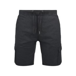 Cargoshorts INDICODE "Cargoshorts IDFrances", Herren, Gr. M, N-Gr, schwarz, Web, Obermaterial: 98% Baumwolle CO. 2% Elasthan EL., regular fit kurz, Hosen