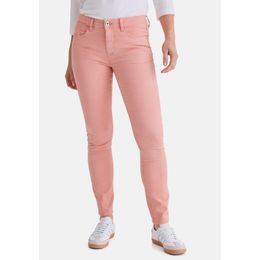 5-Pocket-Jeans STOOKER WOMEN "Florenz Colour Slim Fit Jeans", Damen, Gr. 38, L&auml;nge 26, rose coral, Denim/Jeans, 68% Baumwolle, 28% Polyester, 4% Elasthan, slim fit lang, Jeans 5-Pocket-Jeans, Slim Fit Casual Clean Wash Denim Jeans f&uuml;r Damen